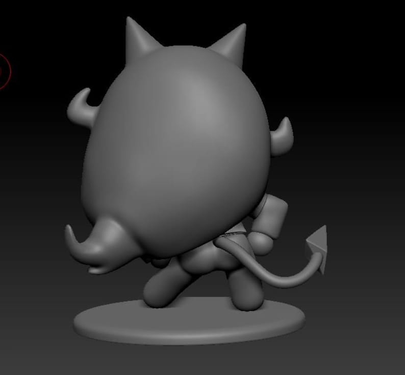 Helltaker Cerberus Figure Unpainted | Etsy UK