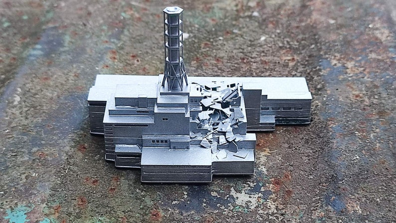 Chernobyl Nuclear Plant Model - Etsy UK