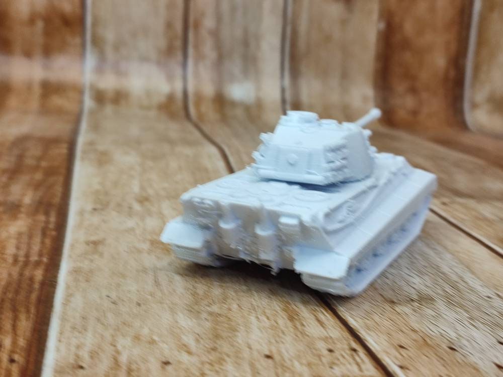 Scale Model 1/72 WWII Tank Tiger 2 - Etsy