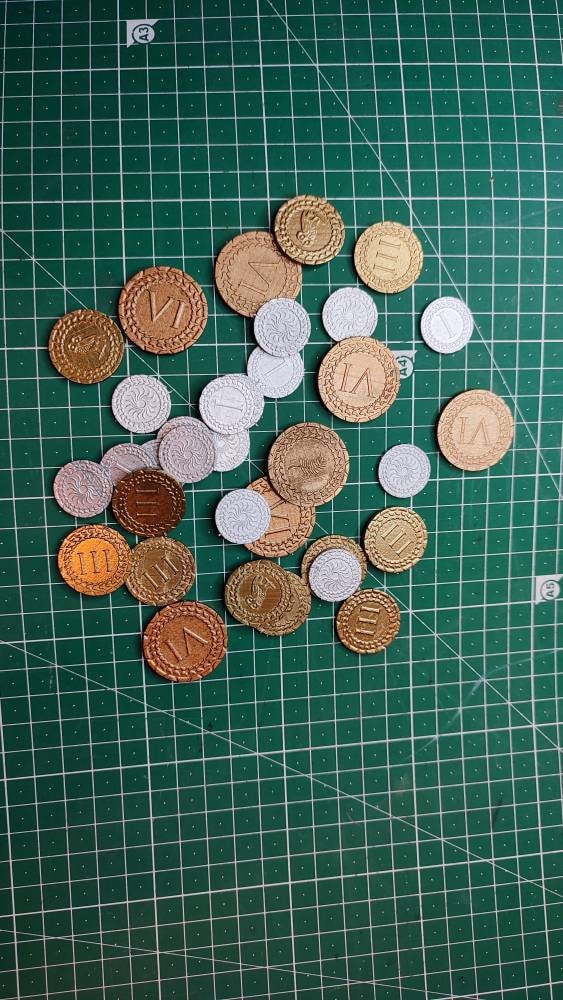 7 Wonders Duel - Plastik Coins - Etsy