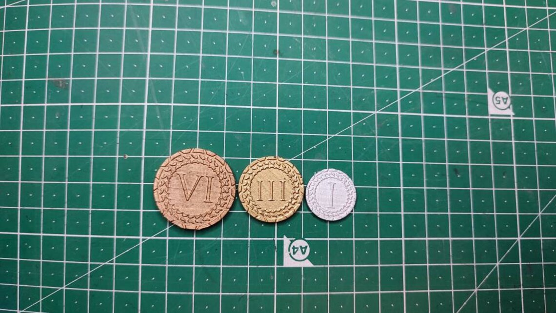 7 Wonders Duel - Plastik Coins - Etsy