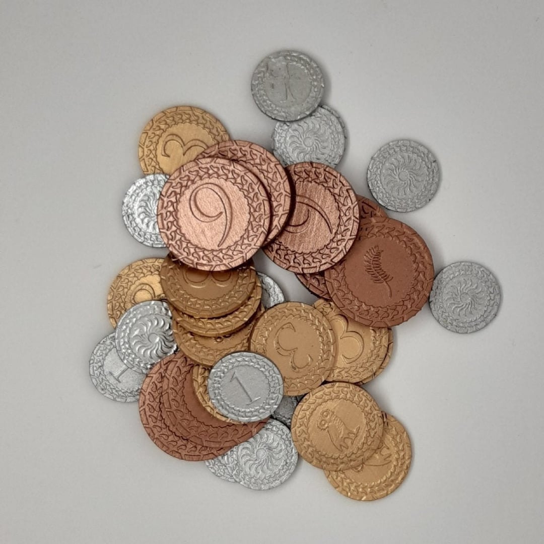 7 Wonders Duel - Plastik Coins - Etsy