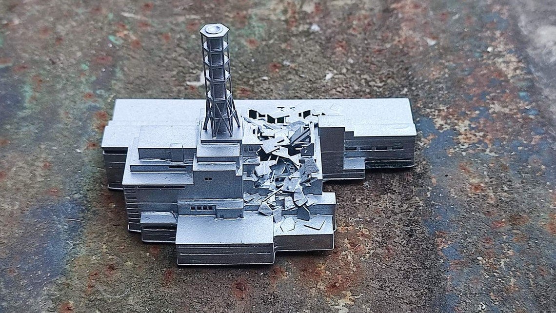 Chernobyl Nuclear Plant Model - Etsy