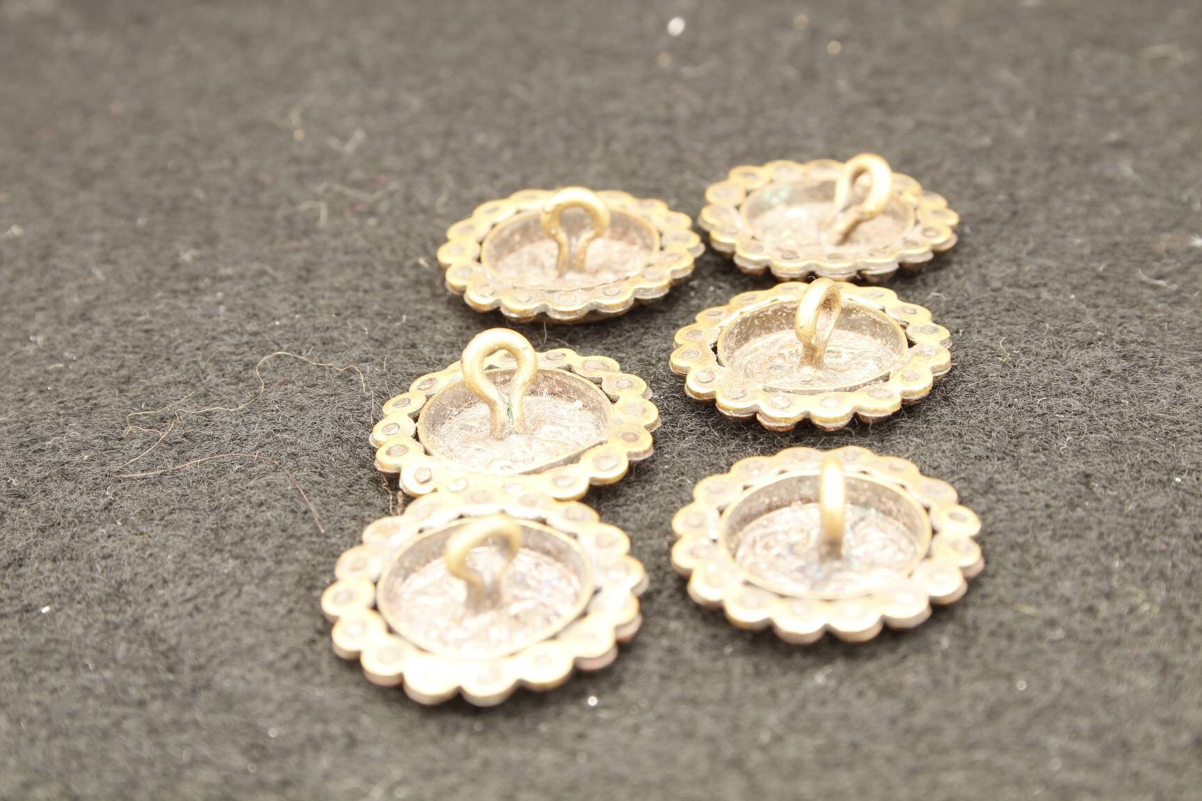 Six Genuine Antique Cut Steel Buttons. - Etsy