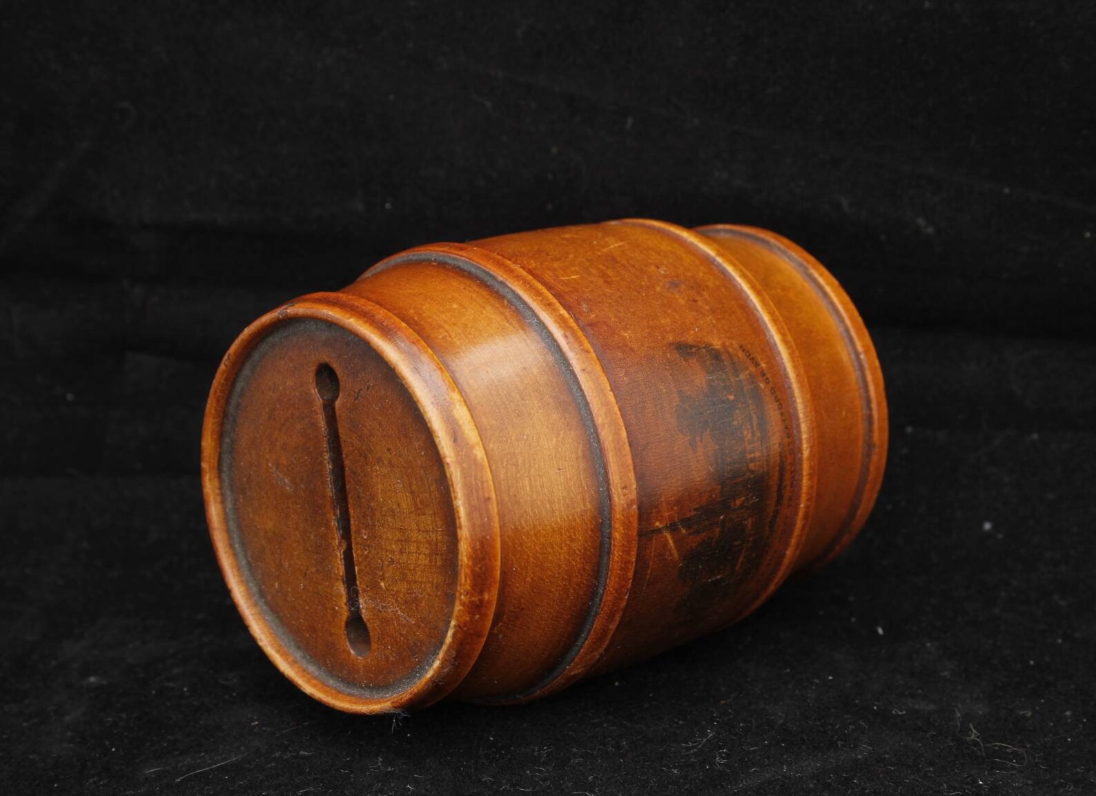 Antique Sycamore Mauchline Ware Stratford on Avon Money box. | Etsy