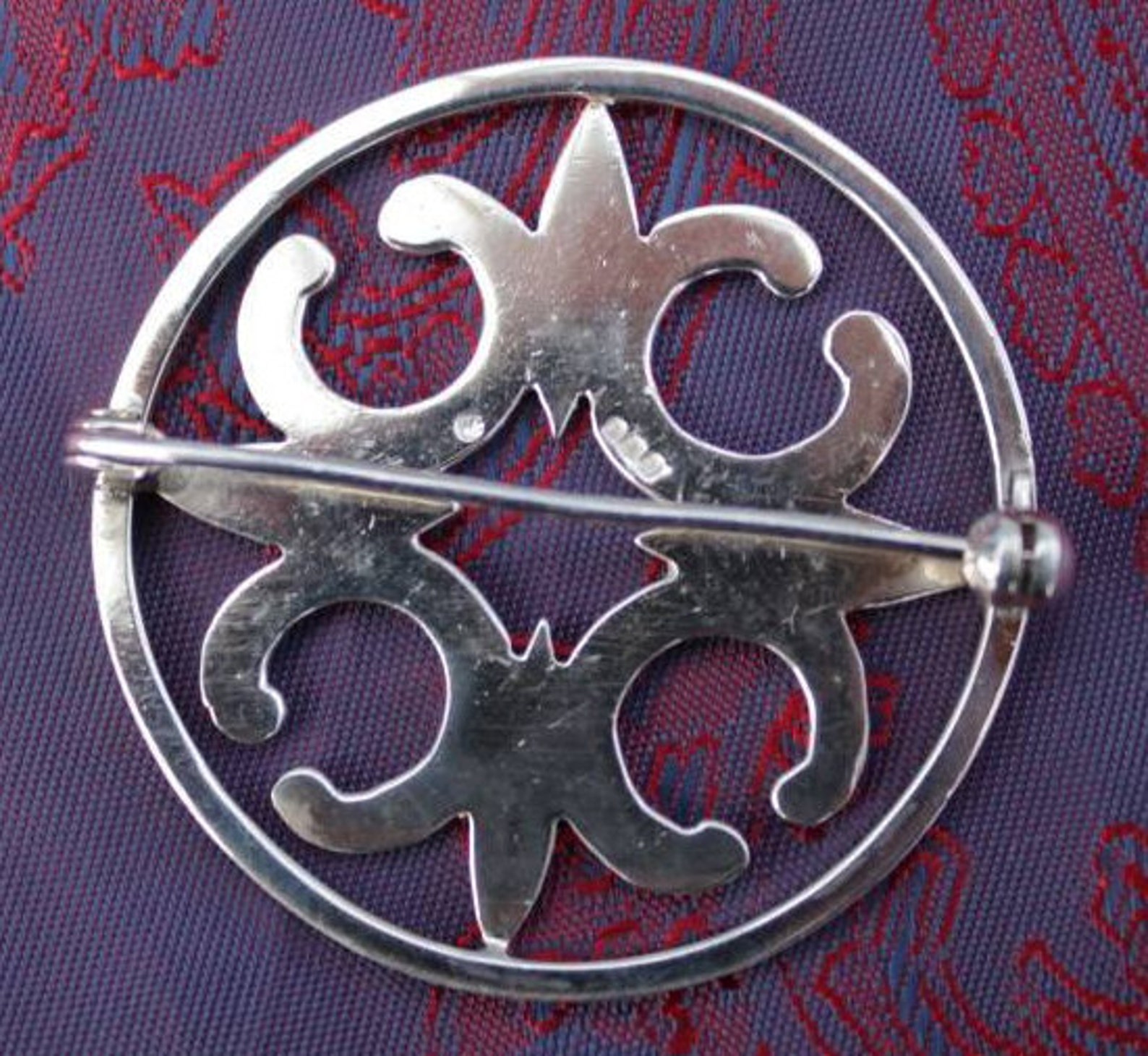 Large Vintage Ortak Brooch, St Magnus Cross, Malcolm Grey Brooch ...