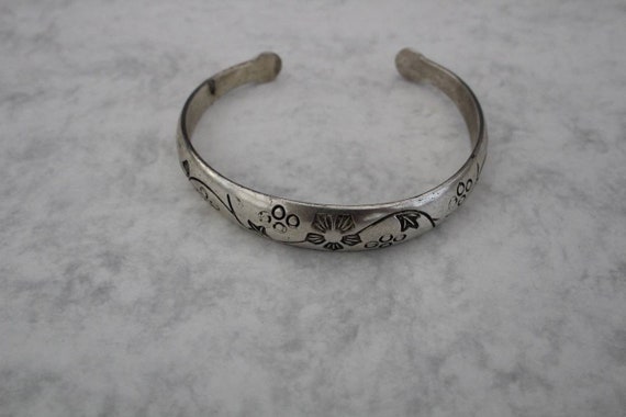 Vintage Silver bangle, Chinese silver Bangle, estate … - Gem