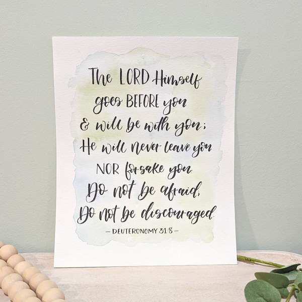 Calligraphy Bible Verses - Etsy