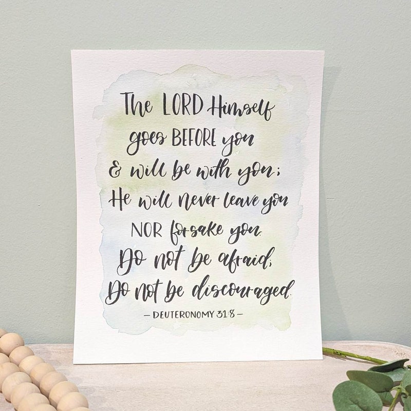 Calligraphy Bible Verses - Etsy