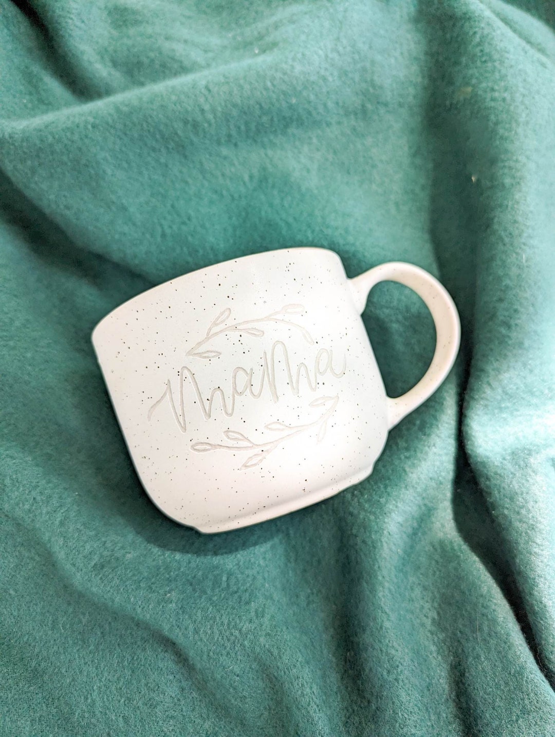 Cute Mama Engraved Ceramic Coffee Mug, Dishwasher and Microwave Safe ...