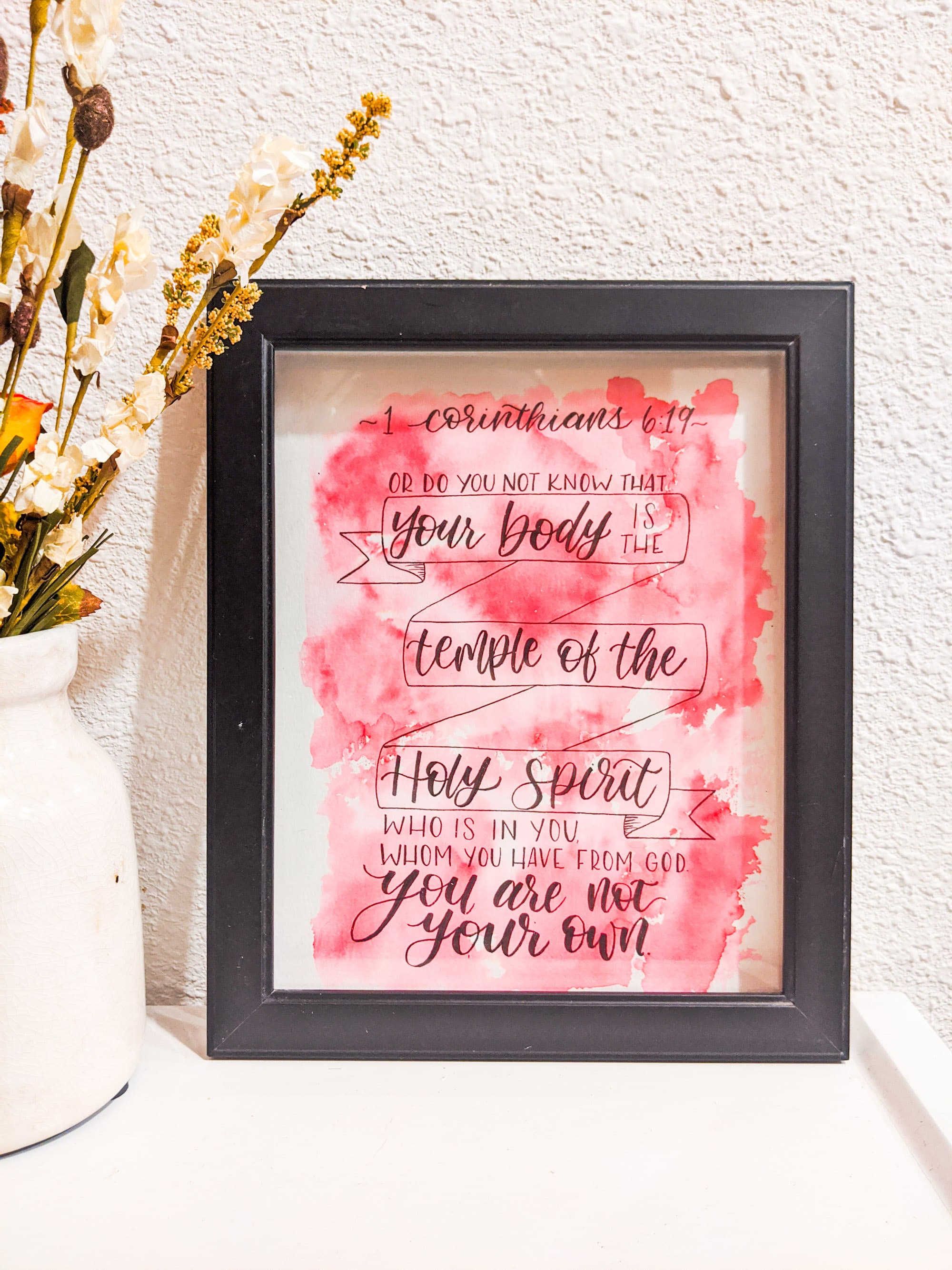 CUSTOM Calligraphy Sign Personalized Original Watercolor - Etsy