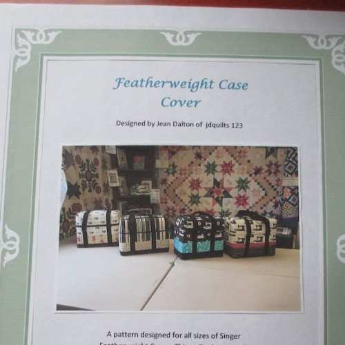 Singer Featherweight Case Cover Pattern - Etsy