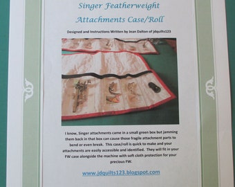 Singer Featherweight Case Cover Pattern - Etsy