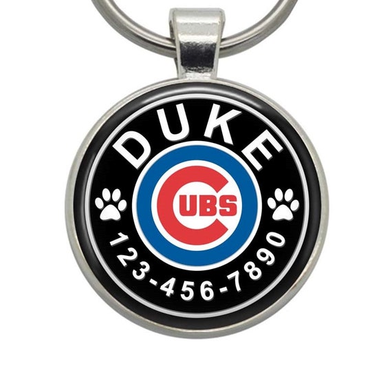 Dog Tags Chicago Cubs Pet Tags Cat Tags Dog ID Tags Pet | Etsy