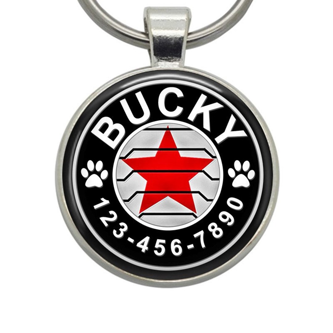Custom Winter Soldier (marvel) Dog Tag: Personalized Pet ID Tag - Etsy