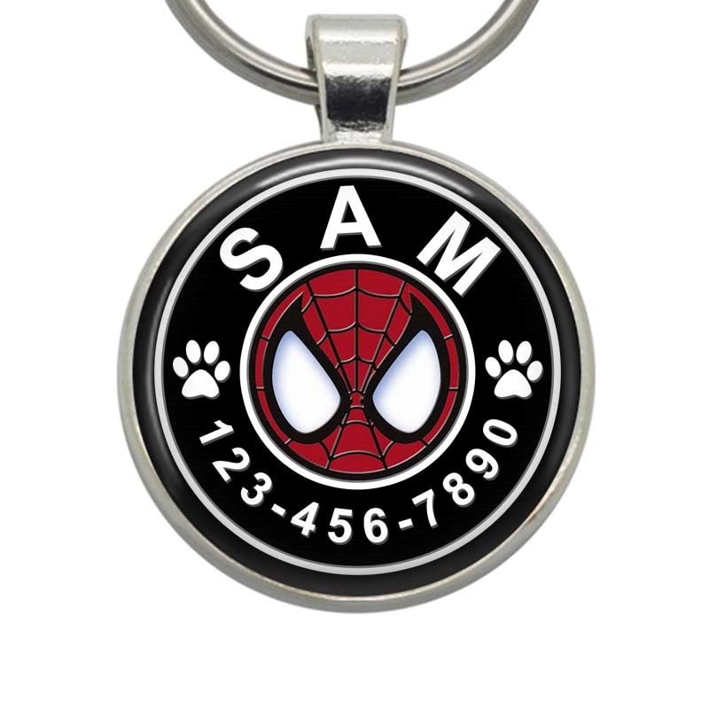 Spider Man Name Tag - Etsy