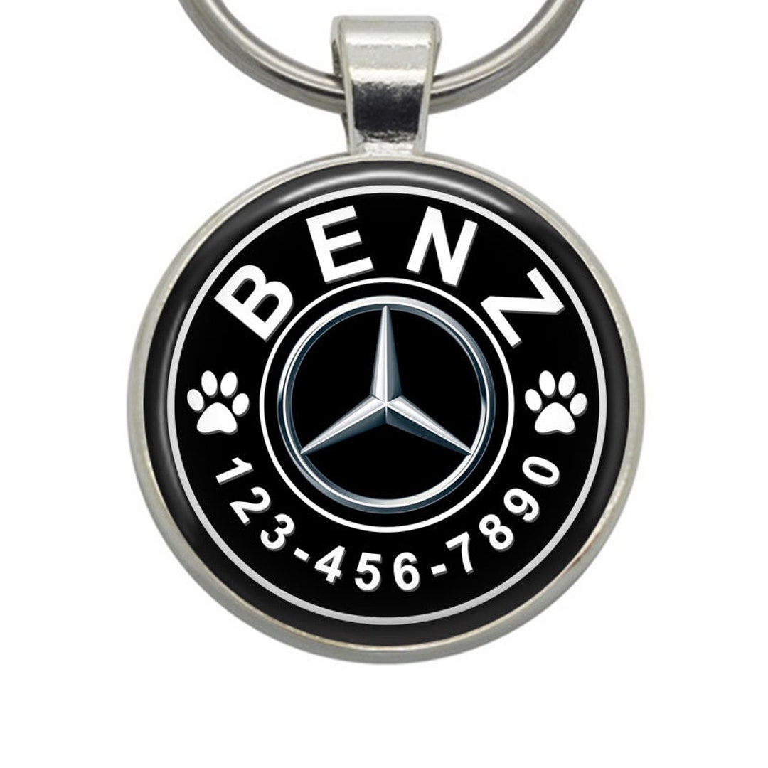 Custom Mercedes Benz Dog Tag: Personalized Pet ID Tag - Etsy