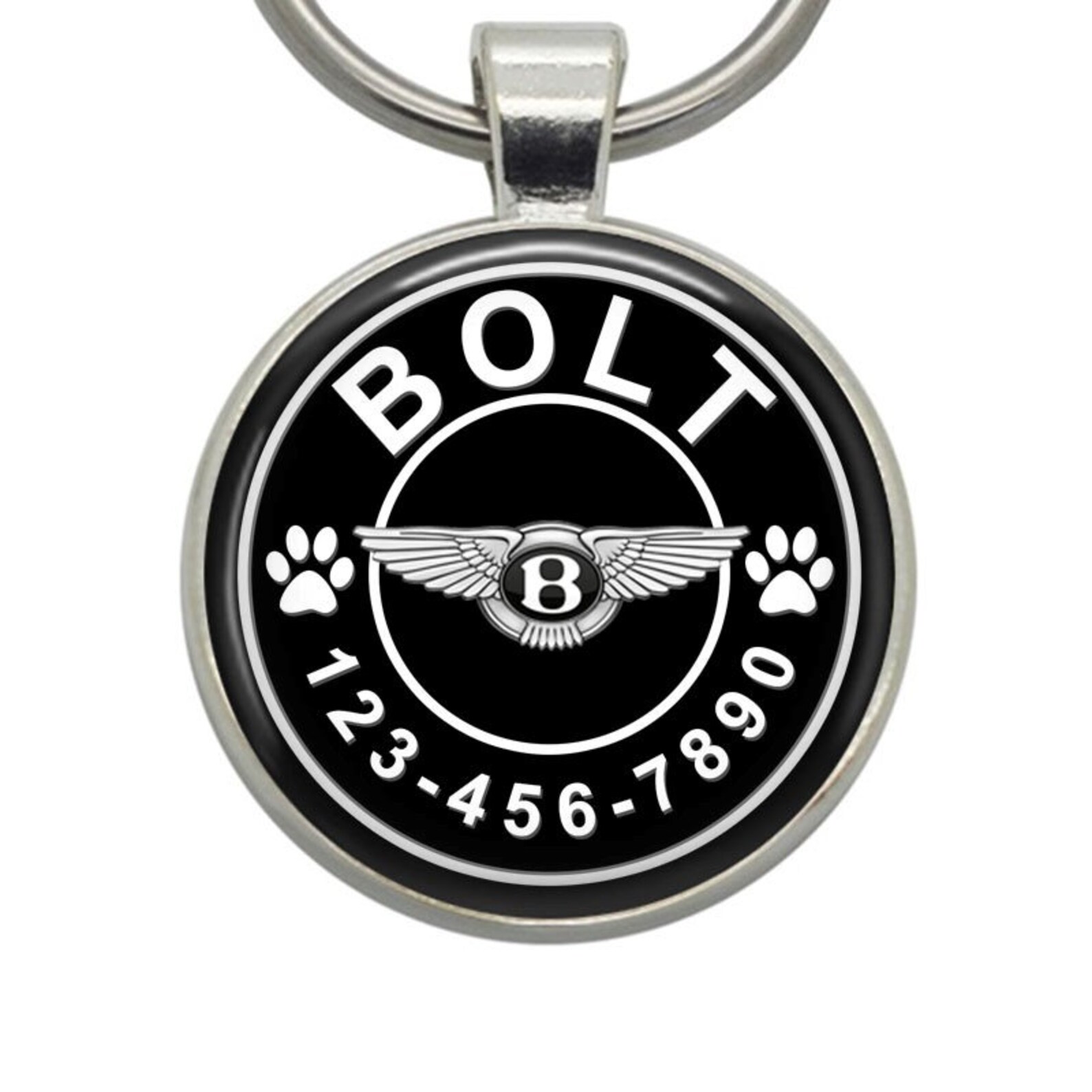 Dog Tags Bentley Pet Tags Cat Tags Dog ID Tags Pet ID - Etsy