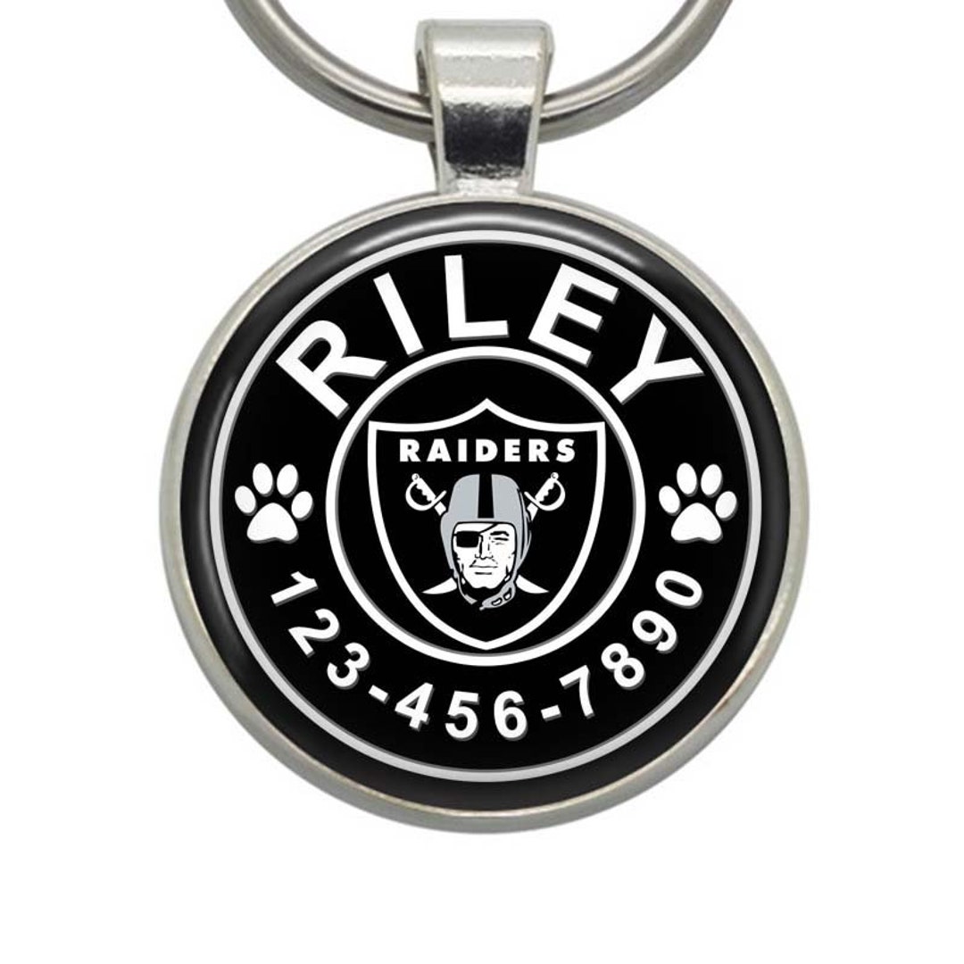 Custom Oakland Raiders Dog Tag: Personalized Pet ID Tag - Etsy