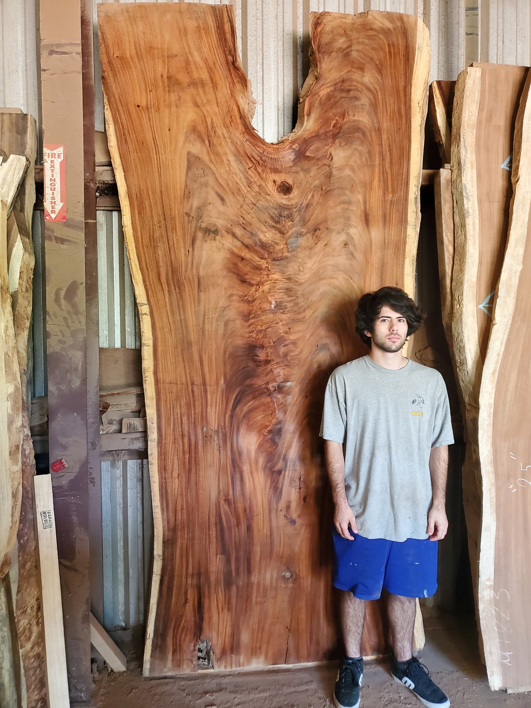 Live Edge Slab Monkey Pod Exotic Wood Lumber Dining Table Top - Etsy
