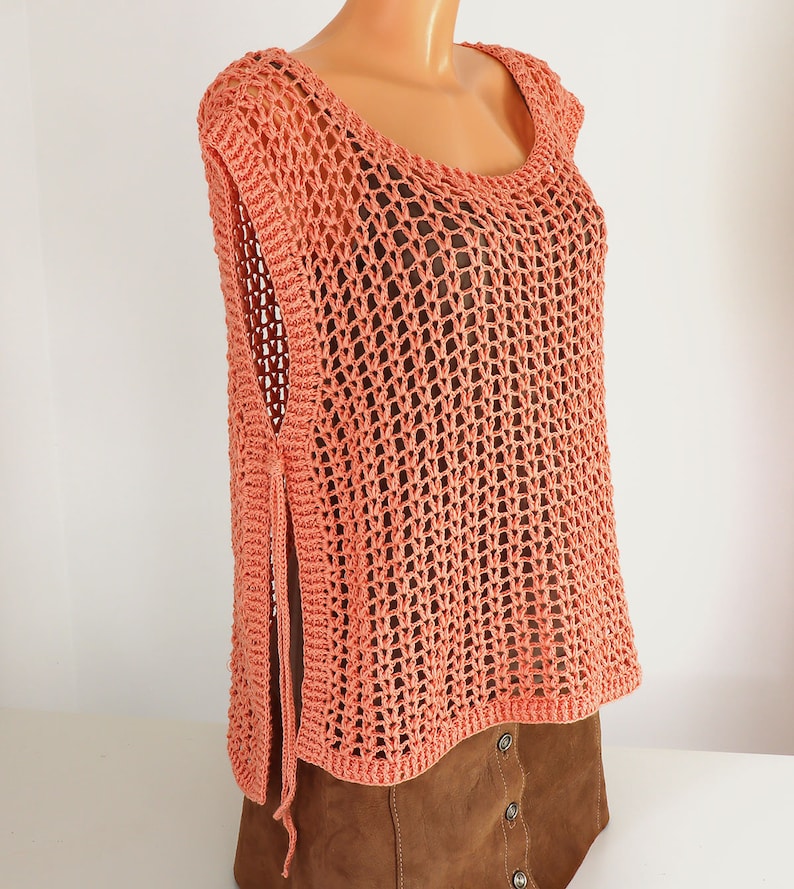 Crochet Pattern Vest / Summershirt "sienna" - English / German - Etsy