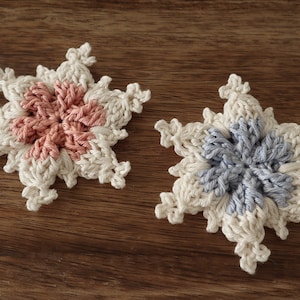 Crochet Pattern Snowflake "fjolla" - English / German - Etsy