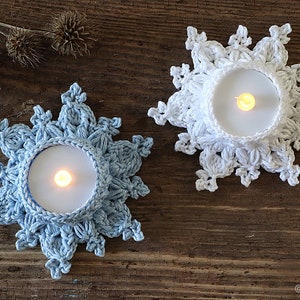 Crochet Pattern for LED Tea Light Holders "let It Go" - Languages ...