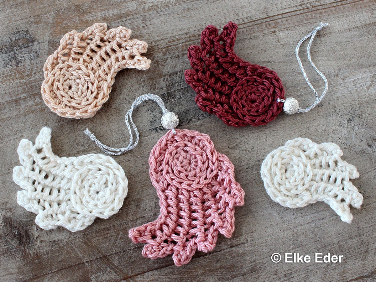 Crochet Pattern for Wings, Angel Wings "romantica" - Language: German ...