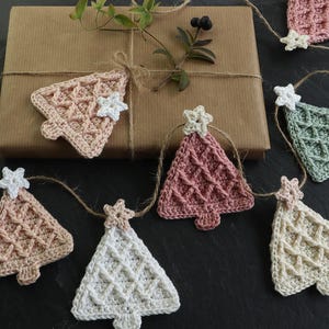 Crochet Pattern Fir Tree for Garland, Gift Tags, Key Fob - Languages ...