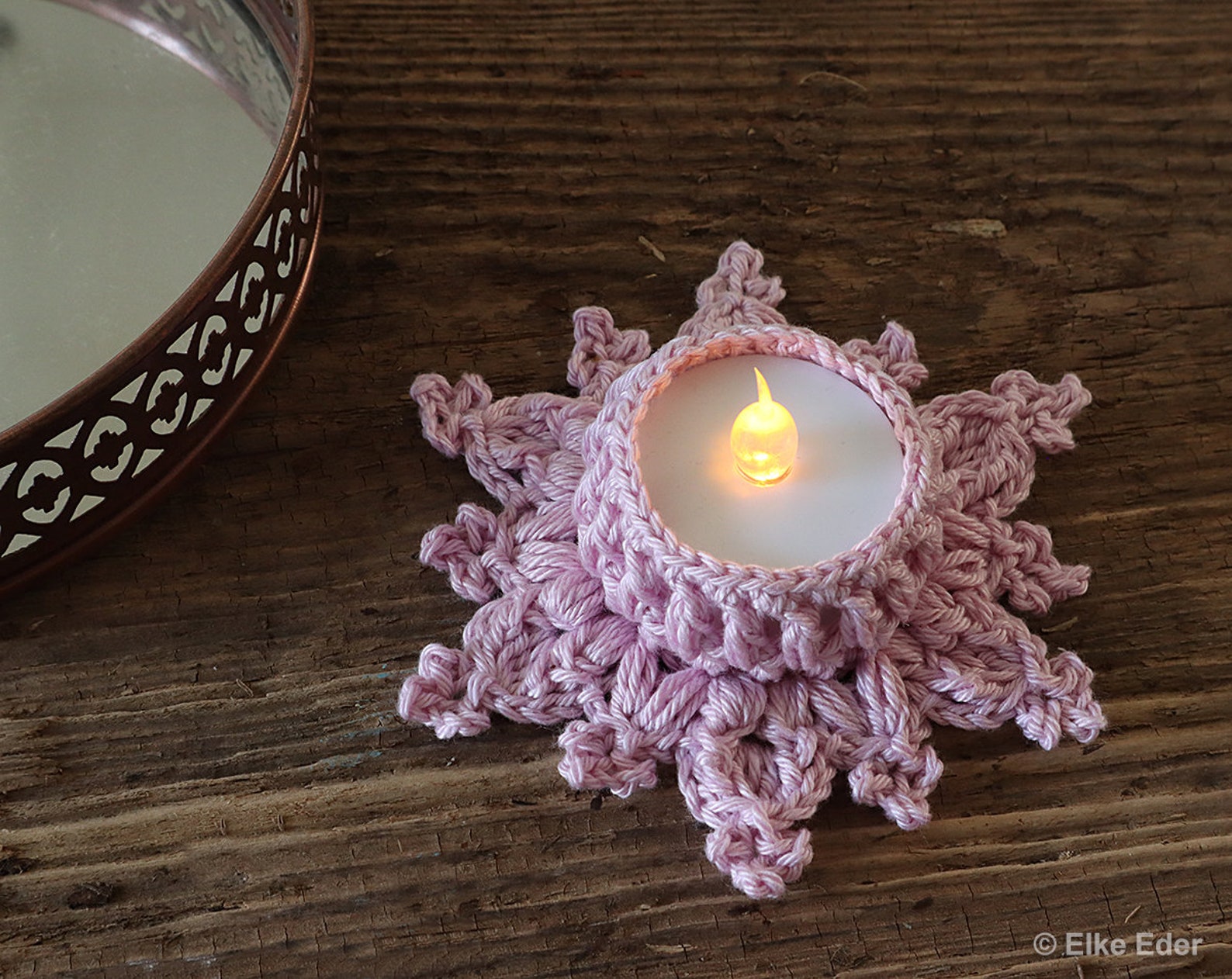 Crochet Pattern for LED Tea Light Holders "let It Go" - Languages ...