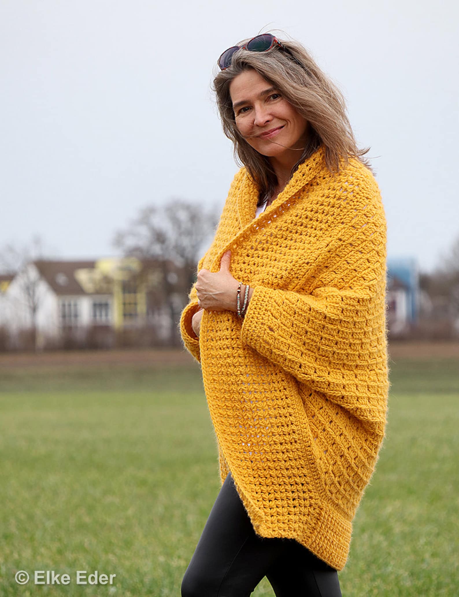 Crochet Pattern for Cardigan / Shrug „cosy“ - Languages: English ...