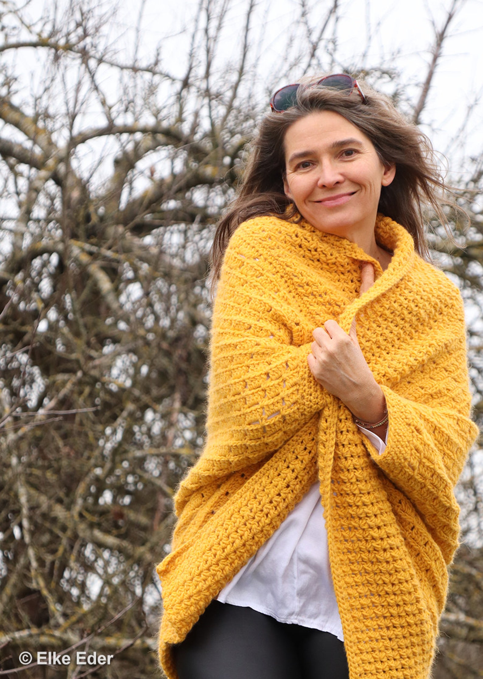 Crochet Pattern for Cardigan / Shrug „cosy“ - Languages: English ...
