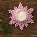 Crochet Pattern for LED Tea Light Holders "let It Go" - Languages ...