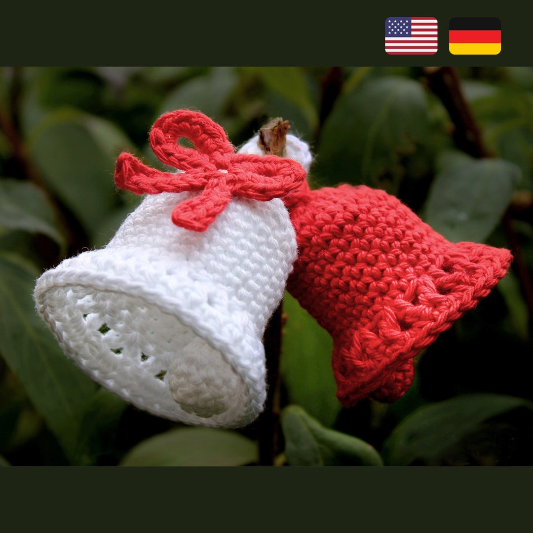 Modèle de crochet pour une cloche avec un nœud en deux tailles ...