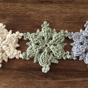 Crochet Pattern Snowflake "fjolla" - English / German - Etsy