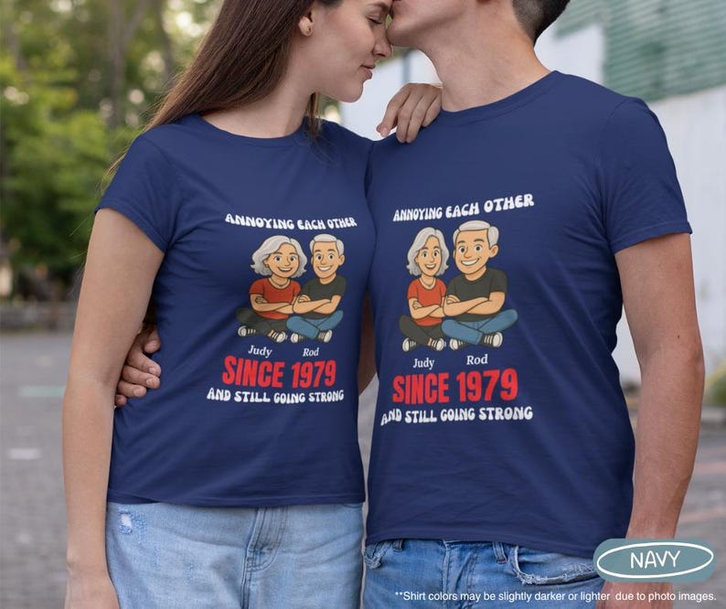 Personalized Annoying Each Other Since T-shirt - Couples Gifts ...