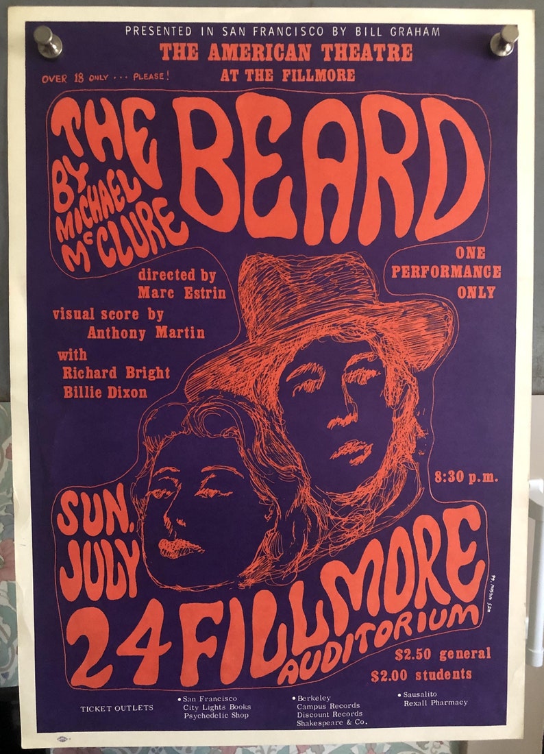 The Beard, Theatre Performance Poster - Etsy