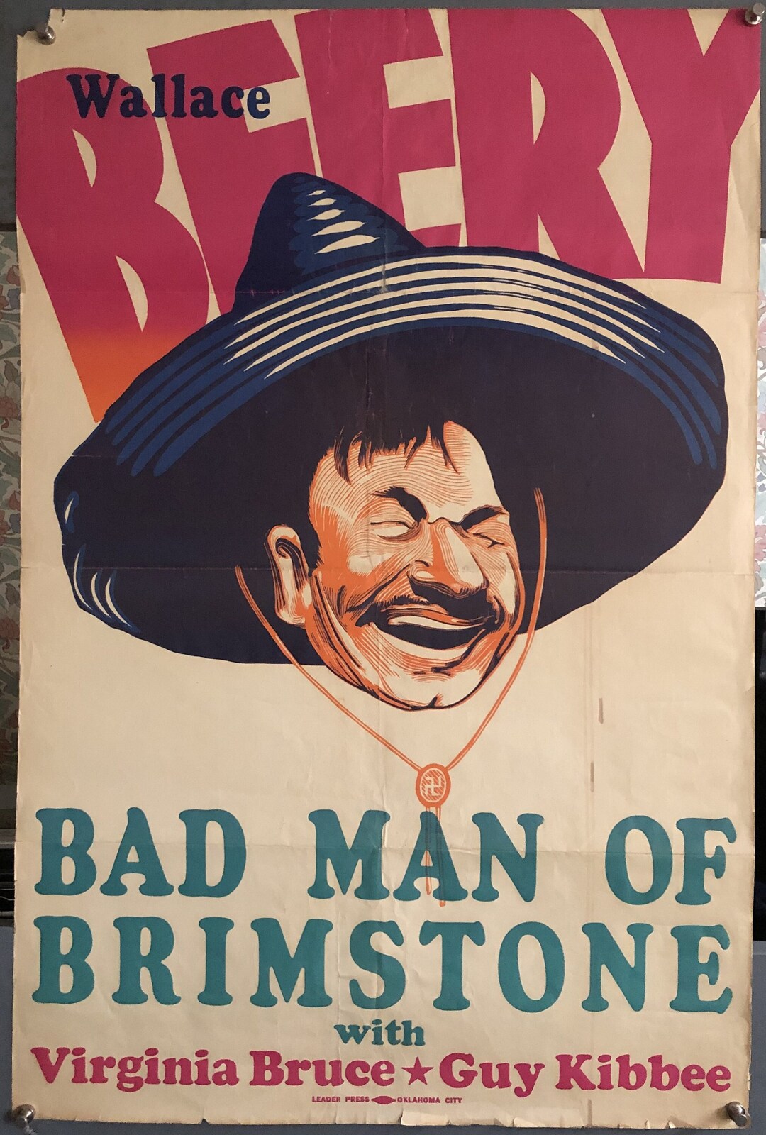1937 Bad Man of Brimstone Wallace Beery - Etsy