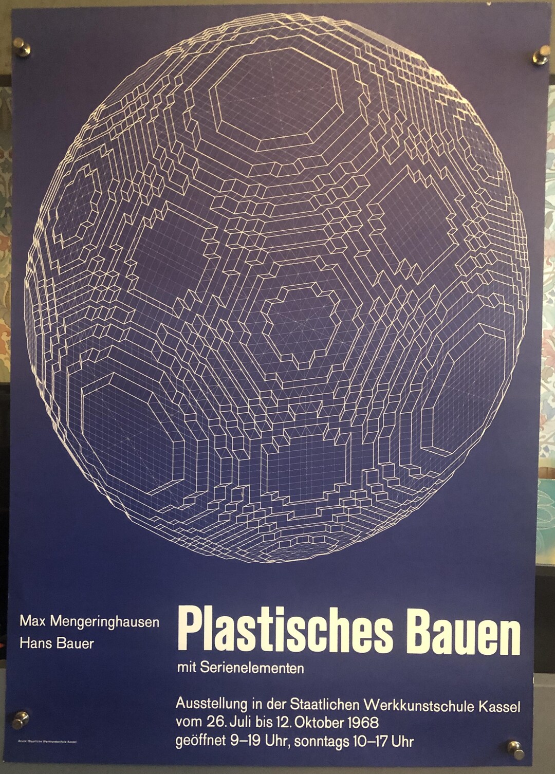 German Graphic Poster - "plastic Building With Series Elements" - Etsy