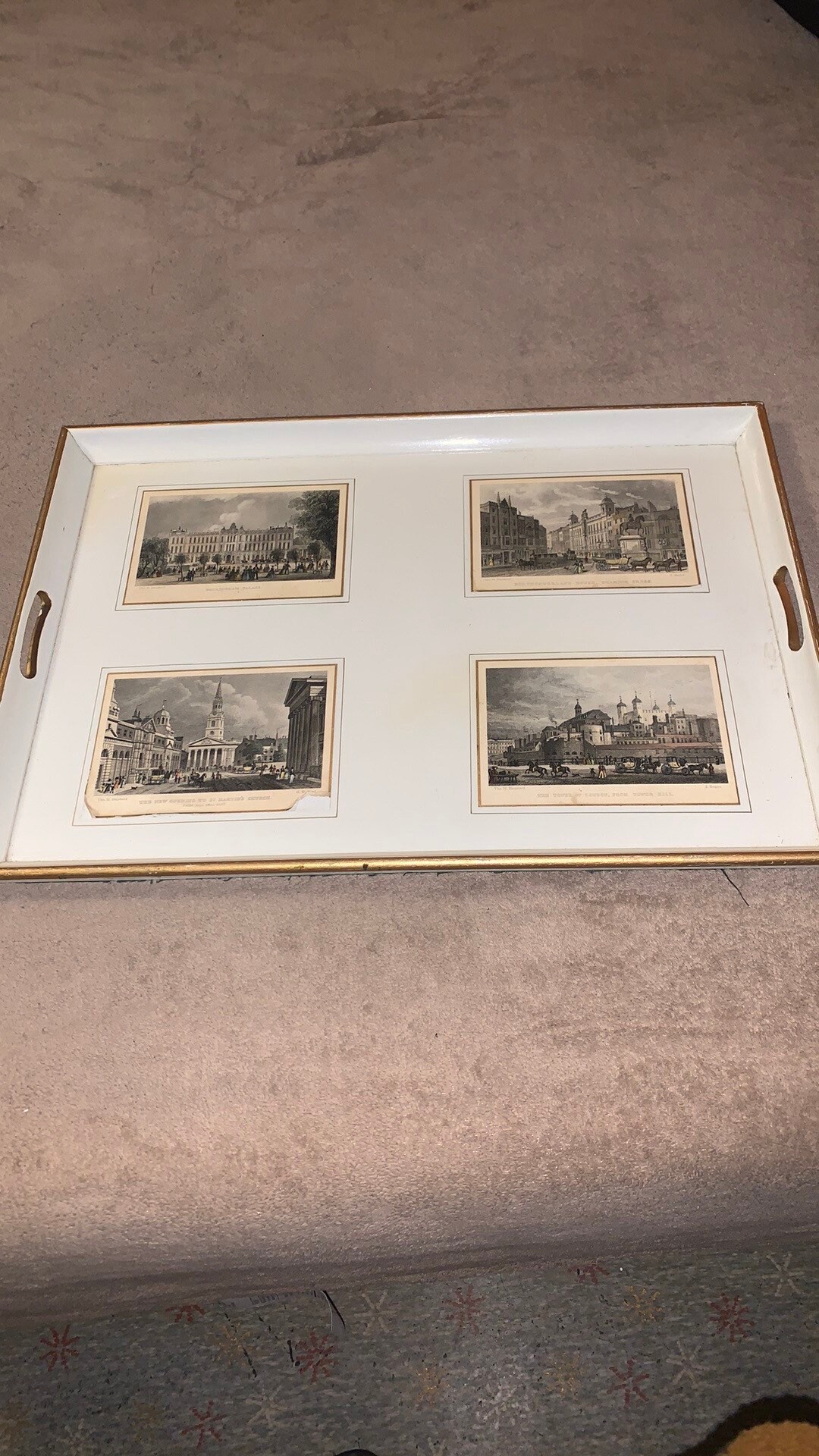 Lady Clare Cellulose Finish Tray - Etsy