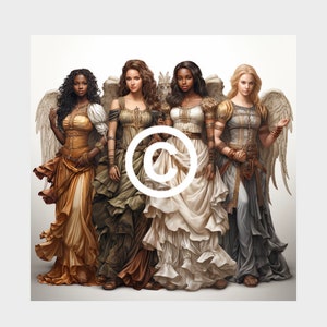 Diverse Mythical Magical Angel Fairy Princess Tribe - Sisters of Magic ...