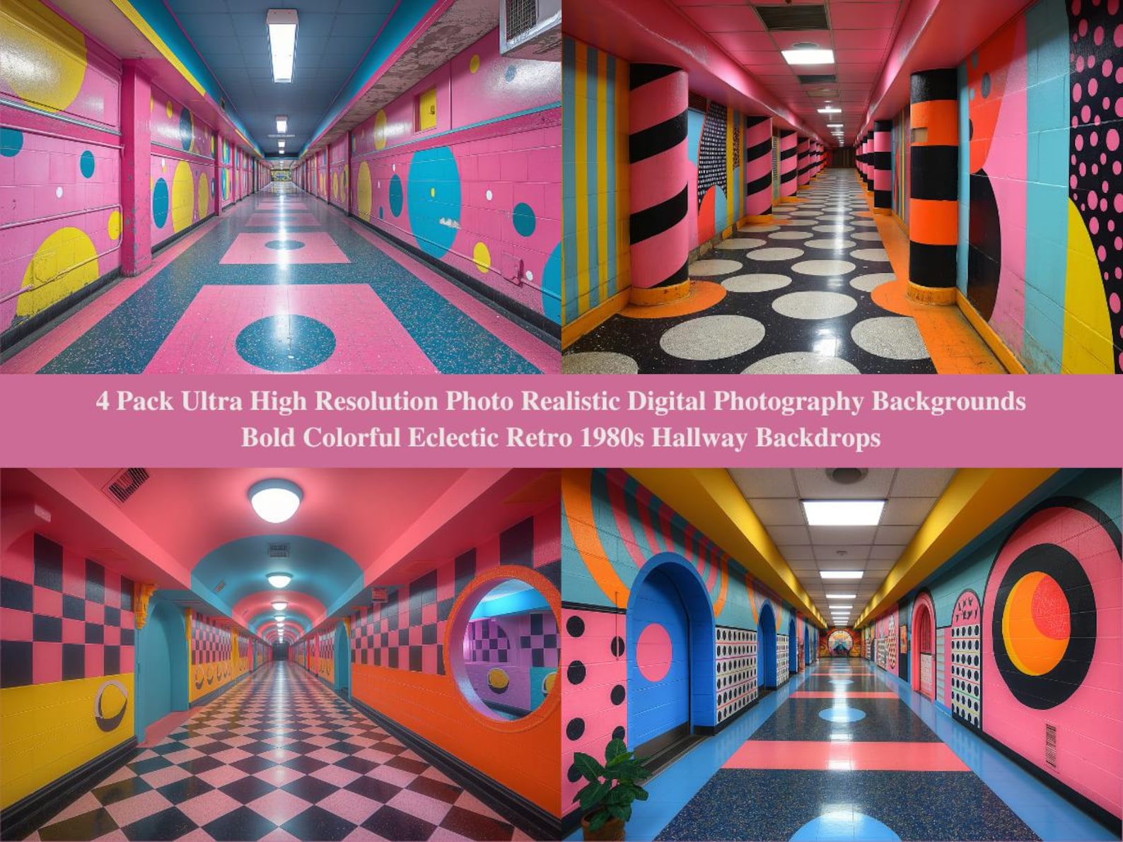Digital Backgrounds 4 High Resolution Ultra Realistic Vibrant Bold ...