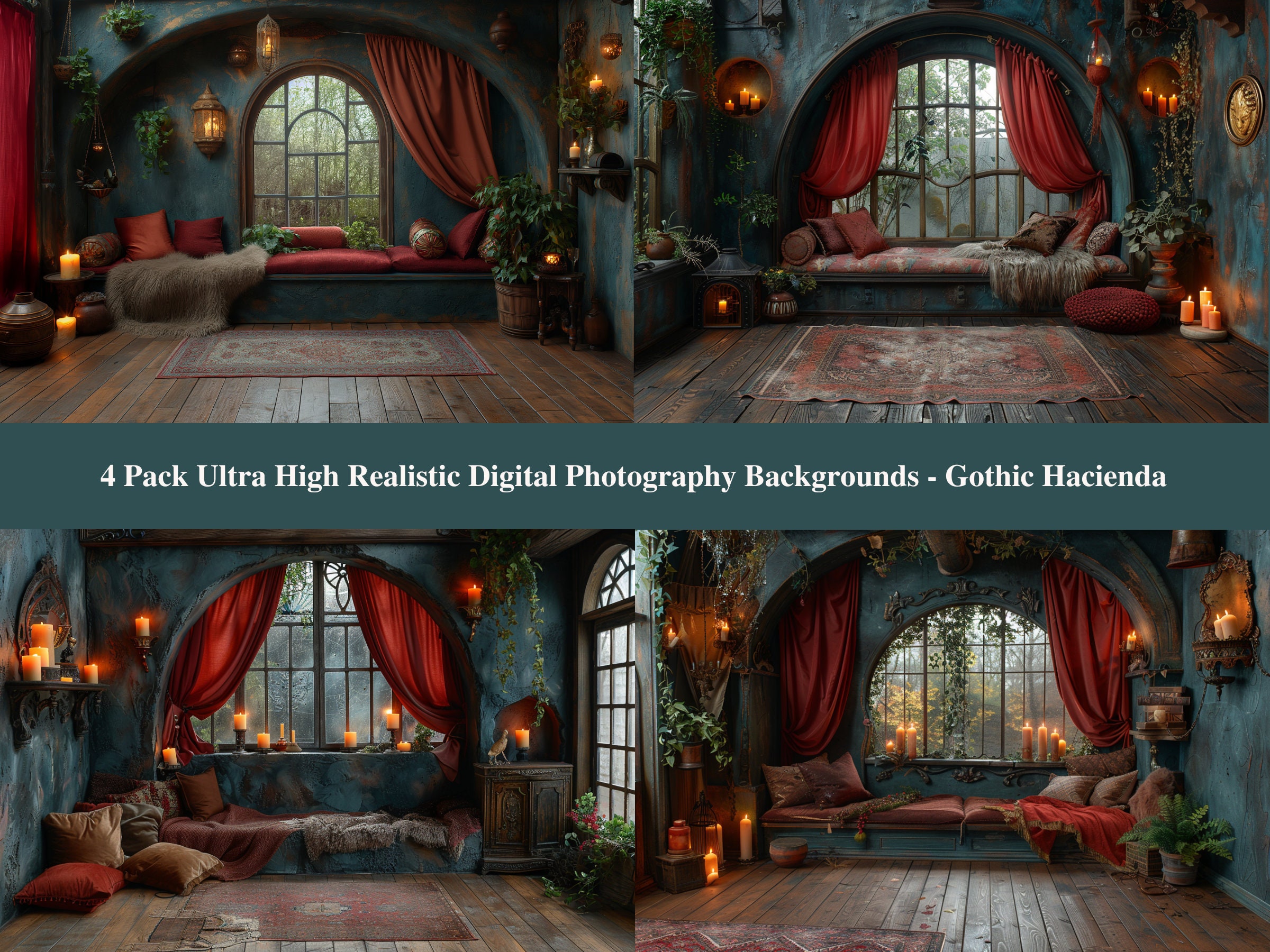 Digital Backgrounds 4 High Resolution Ultra Realistic Modern Gothic ...