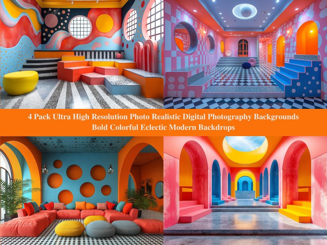 Digital Backgrounds 4 High Resolution Ultra Realistic Vibrant Bold ...