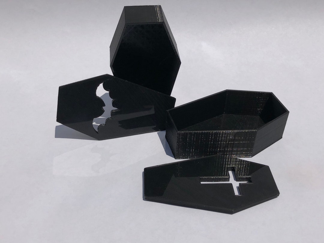3d Printed Coffin Box | Storage Box | Gift Box | Jewelry Box - Etsy