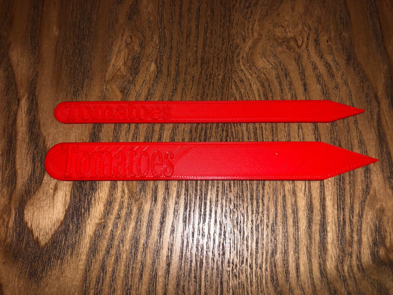 Small Colorful Garden Label Stake 3d printed | Etsy