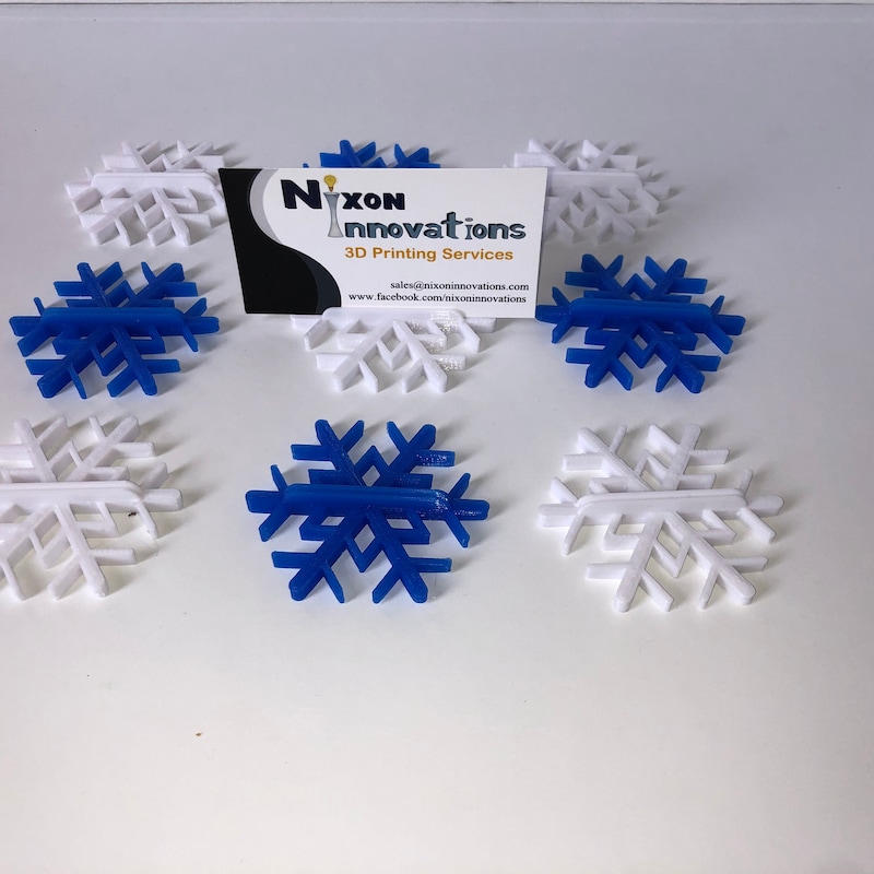 Snowflake Place Card - Etsy