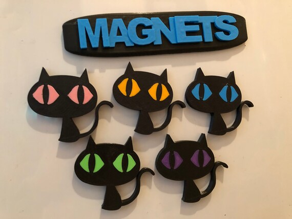 3d Printed Cat Magnet | Etsy