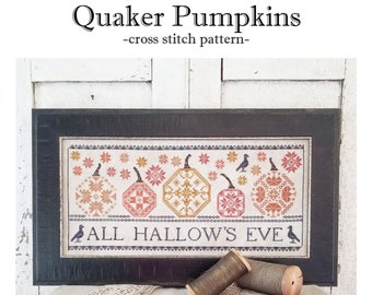 Counted Cross Stitch Pattern, Spring Quaker, Spring Decor, Quaker ...