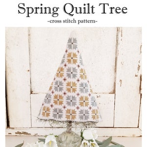 PDF Spring Quilt Tree Cross Stitch Pattern - Etsy